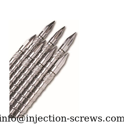 Plastic Single Screw Moulding Machine Bimetallic Twin Screw For Injection