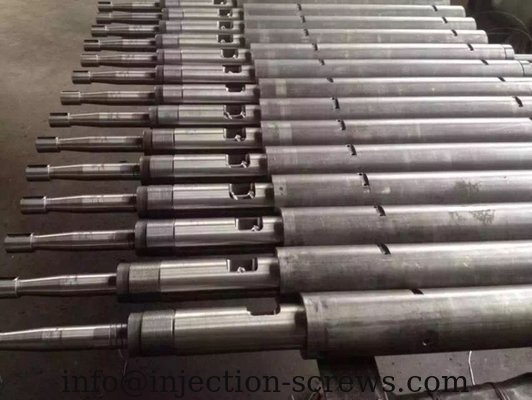 Industry Bimetallic Screw Injection Molding Machine Screw Oem Service
