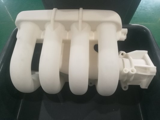 Polish 3D Rapid Prototyping Industrial Connector White Nylon Material
