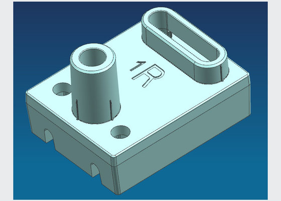 High Volum Multi Cavity Mold Plastic Part Design Nylon 6 Black Material