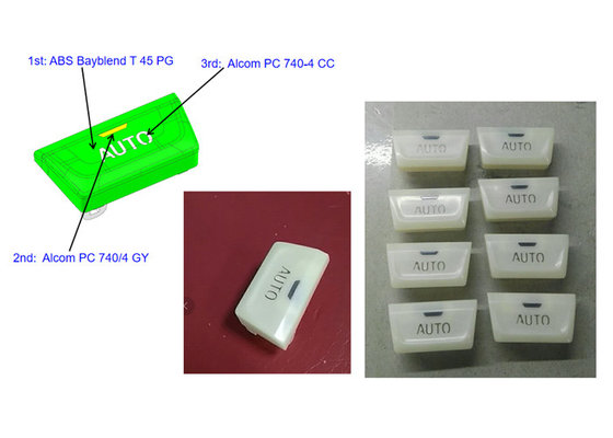 High Precision 2K Injection Molding Three Color , Auto Interior Over 3k Mold
