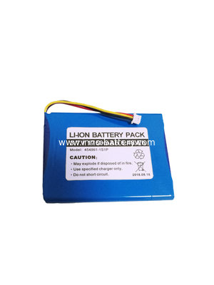 Li-ion Rechargeable Prismatic Battery 454861-1S1P 3.7V 1750mAh Capacity