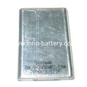 Lithium-ion Rechargeable Cell Battery, Rectangle Type 063450, 3.7V, 1,000mAh, UL1642 Mark