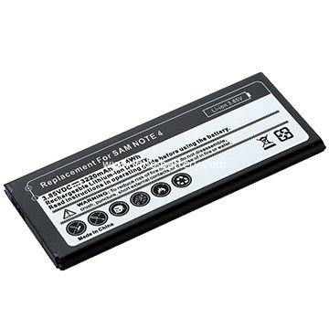 Replacement mobile phone battery for Samsung Galaxy Note 4  3.85V 3220MAH