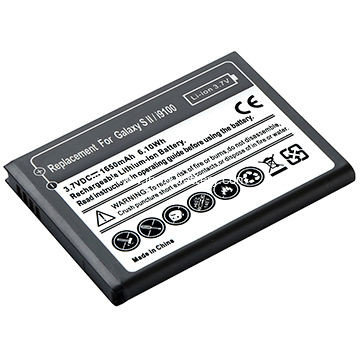 Replacement mobile phone battery for Samsung Galaxy SII /I9100 3.7V 1650MAH