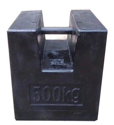 China Standard M1 500kg Iron Cast Scale Testing Calibration Weights Mass supplier