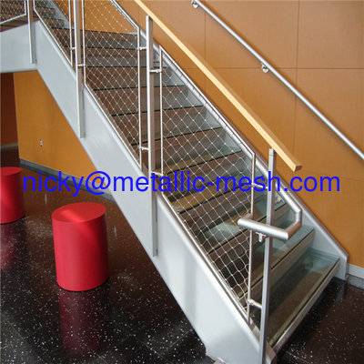 Inox Cable Mesh For Stair Railing Infill