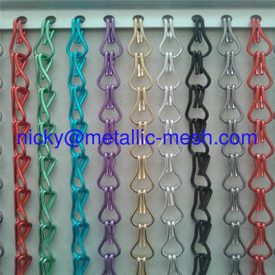 It's the aluminum chain fly screen that Anti mosquito and fly in Summer