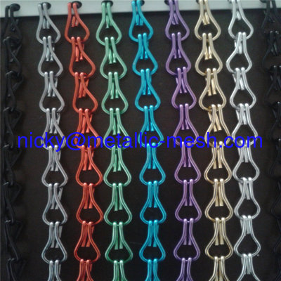 Summer Anti mosquito and fly the best choice aluminum chain fly screen