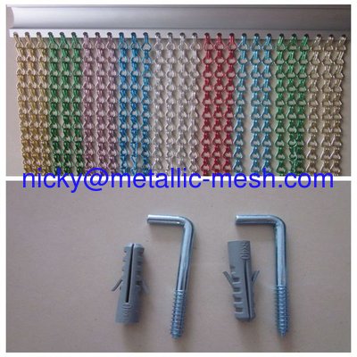 Aluminum  Chain Fly Screen As Door Curtain