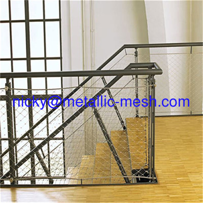 Ferruled Inox 1.6mm Cable Mesh For Staircases