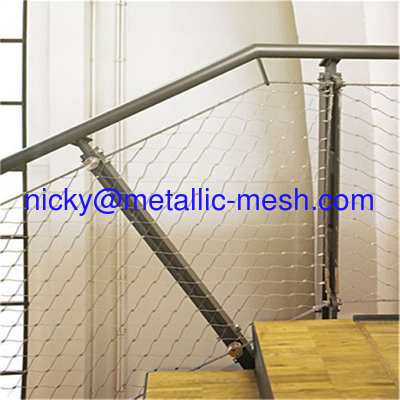 Ferruled Inox 1.6mm Cable Mesh For Staircases