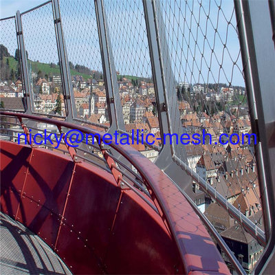 Flexible Inox Cable Mesh For 3D Structures Decorative and Security