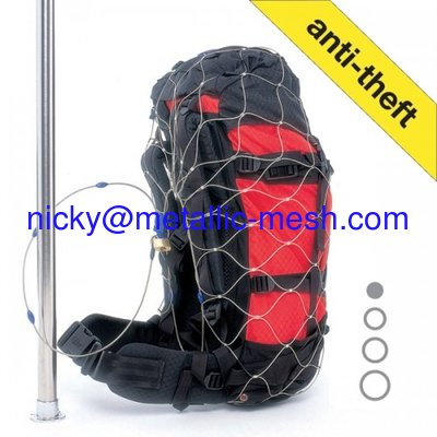 Flexible Inox Cable Mesh For Anti-thief Bags