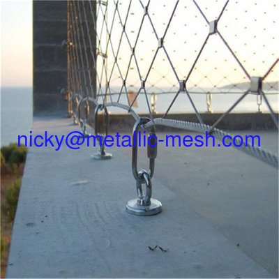 High quality stainless steel cable wire netting mesh/ rope mesh