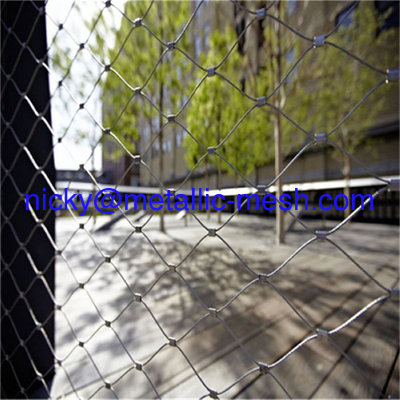 flexible and durable  stainless steel cable netting mesh/ rope mesh / cable webnet