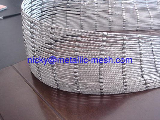 China Suppiler Custom Made High Flexible Hand Woven X-tend Wire Rope Mesh
