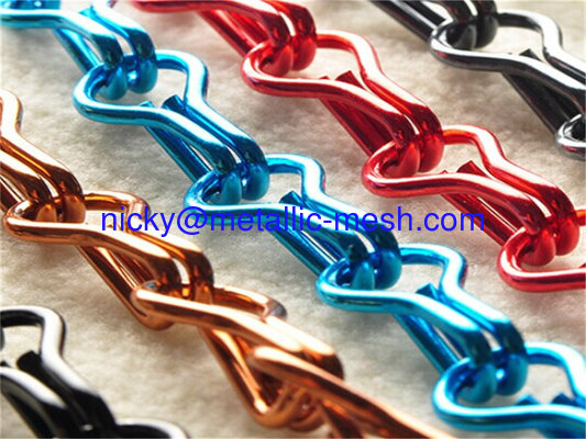 Aluminum Chain Curtain Fly Screens/Anodized Fly Door Chain Curtains