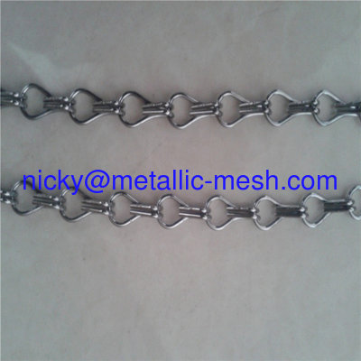 Anti-Mosquito Aluminum Chain Link Curtain Fly Screen