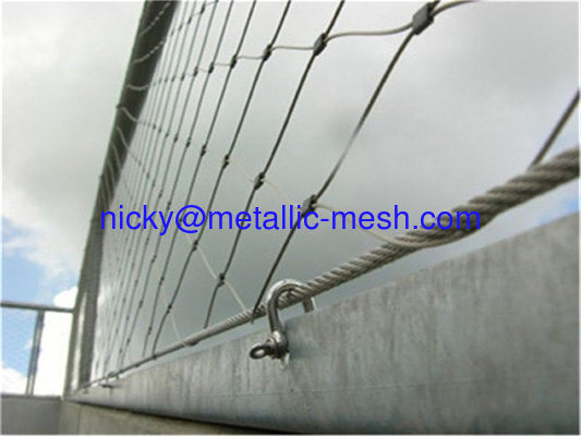 Stainless Steel High Tensile Cable Mesh As Fencing