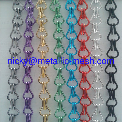 Top Quality Aluminum Chain Fly Screen / Chain Curtain