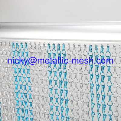 Top Quality Aluminum Chain Fly Screen / Chain Curtain