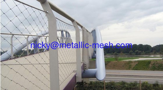 Yuntong High Tensile X- tend Cable Mesh As Bridge Protecting Mesh