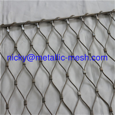 Custom made inox cable mesh to suit your balustrade, railing or architectural application