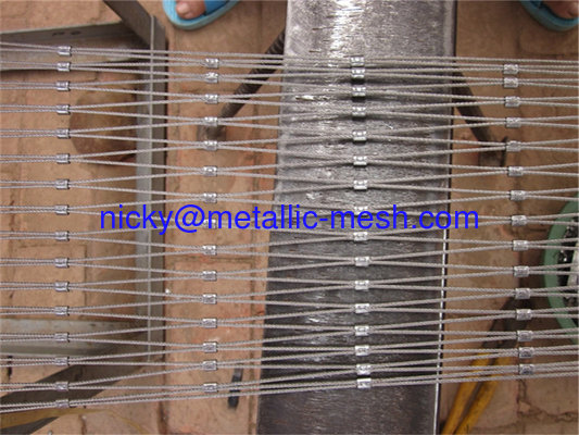 stainless steel wire rope mesh net(high quality,low price)