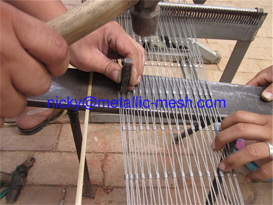 stainless steel wire rope mesh net(high quality,low price)