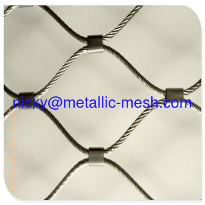Customized Flexible Stainless Steel Cable Mesh Netting