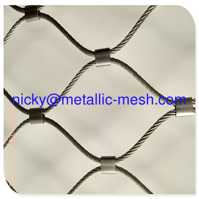 Customized Flexible Stainless Steel Cable Mesh Netting