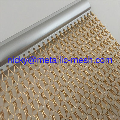 2016 new arrival  anodized aluminum chain fly screen