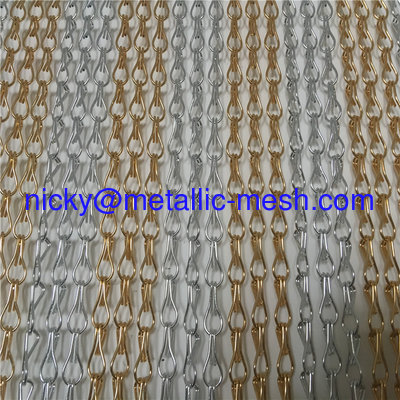 2016 aluminum chain fly screen curtain