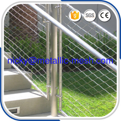 aisi304/316 cable mesh for balustrade infill