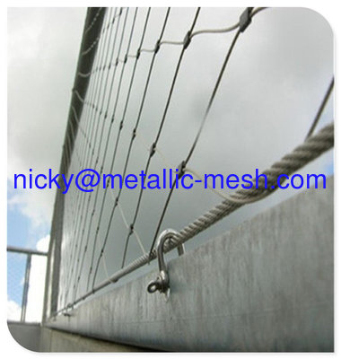 Flexible stainless steel wire rope architecture mesh