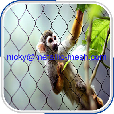 Customized light weight inox cable wire zoo mesh