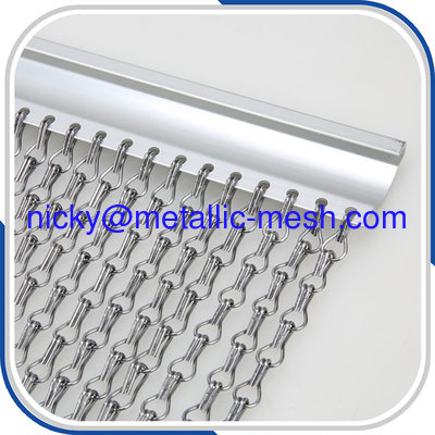 wide 90cm by high 210 cm sunfast chain fly screen curtain
