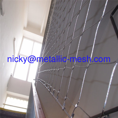 AISI316 rust-proof x-tend cable wire mesh railing guard