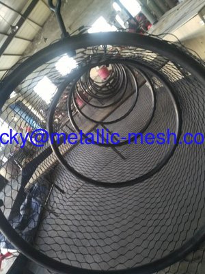 Black Oxide Stainless Steel 316 Wire Rope Zoological Enclosure Mesh