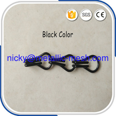 2.0 MM Thickness Fashion 12mm Double Hooks  Aluminium Chains