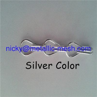 Light Weight Non-fading Fashion 12mm Double Hooks  Aluminium Chains
