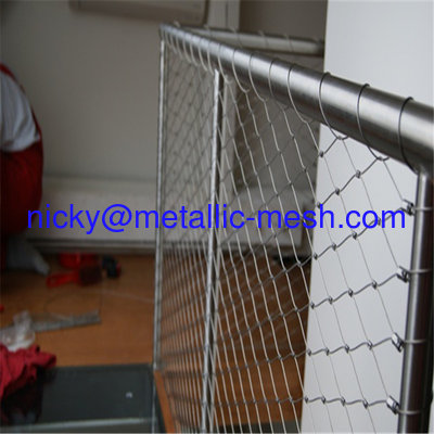 Flexible 1.5 mm Thickness cable mesh to suit balustrade and handrail infill