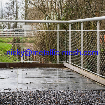 Flexible 1.5 mm Thickness cable mesh to suit balustrade and handrail infill