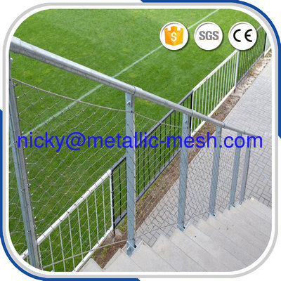 Outdoor AISI316 Material 2.0mm  Flexible X-tend Security Cable Wire Mesh Fence