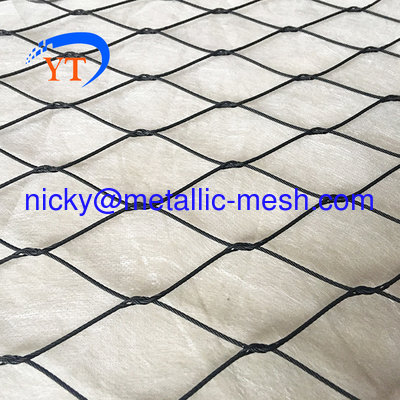 Customized best quality 1.2 mm to 4.0 mm diameter black oxide stainless steel rope wire mesh
