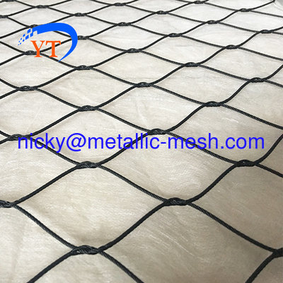 Customized best quality 1.2 mm to 4.0 mm diameter black oxide stainless steel rope wire mesh