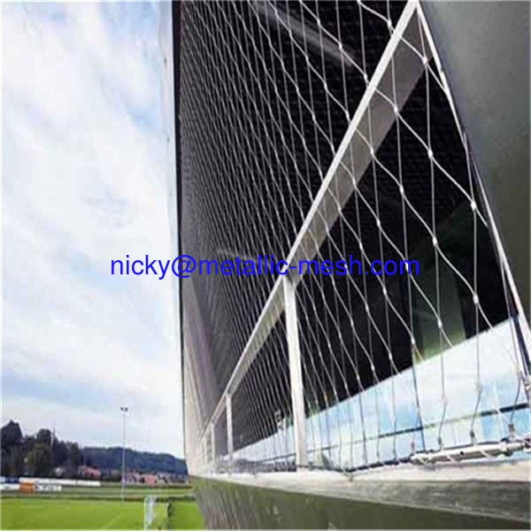 Flexible Inox Cable Mesh For 3D Structures Decorative and Security