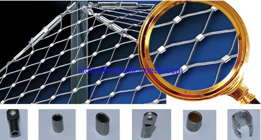 China Suppiler Custom Made High Flexible Hand Woven X-tend Wire Rope Mesh