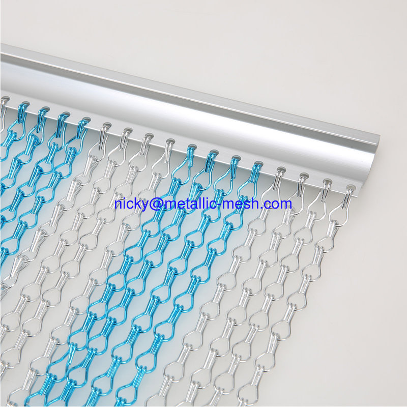 fancy and brilliant decorative aluminium chain curtain /chain insect screen